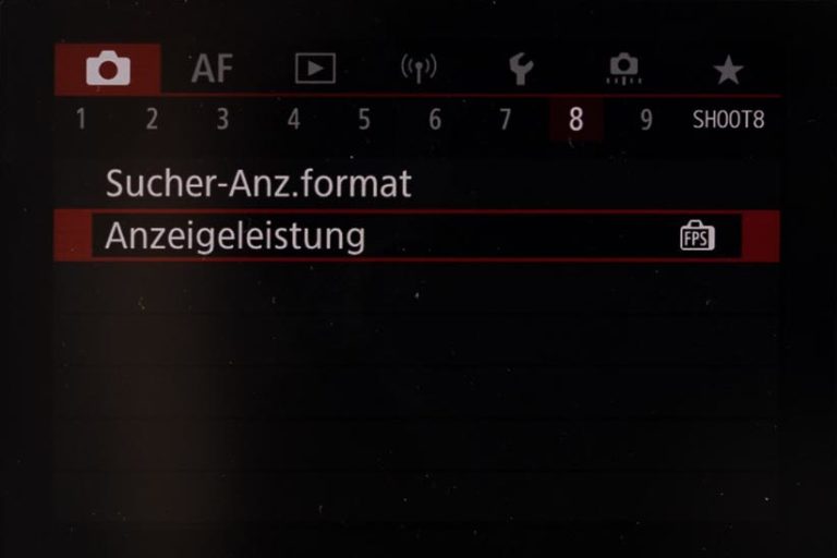 Einstellungen Canon EOS R6 - Tipps für das optimale Setup - Fotografie ...